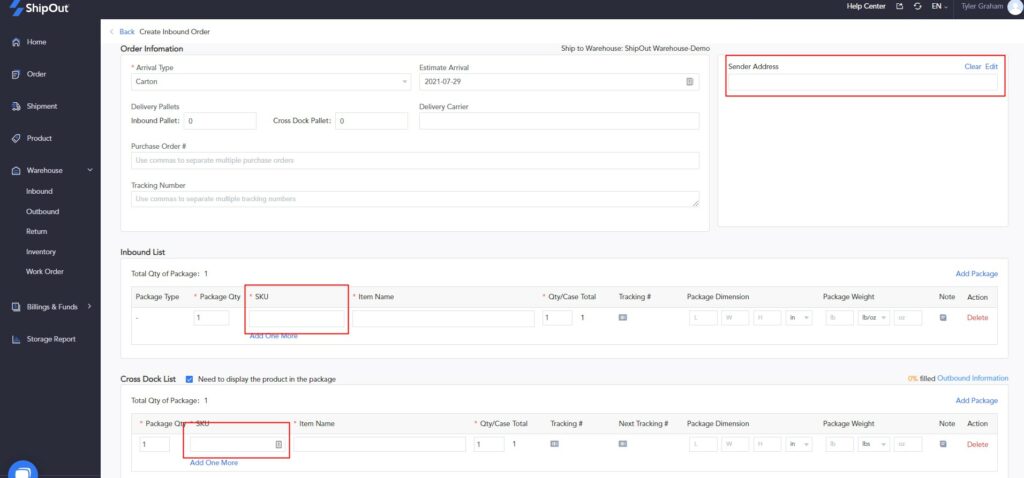 ShipOut-WMS user guide – ShipOut Support Center