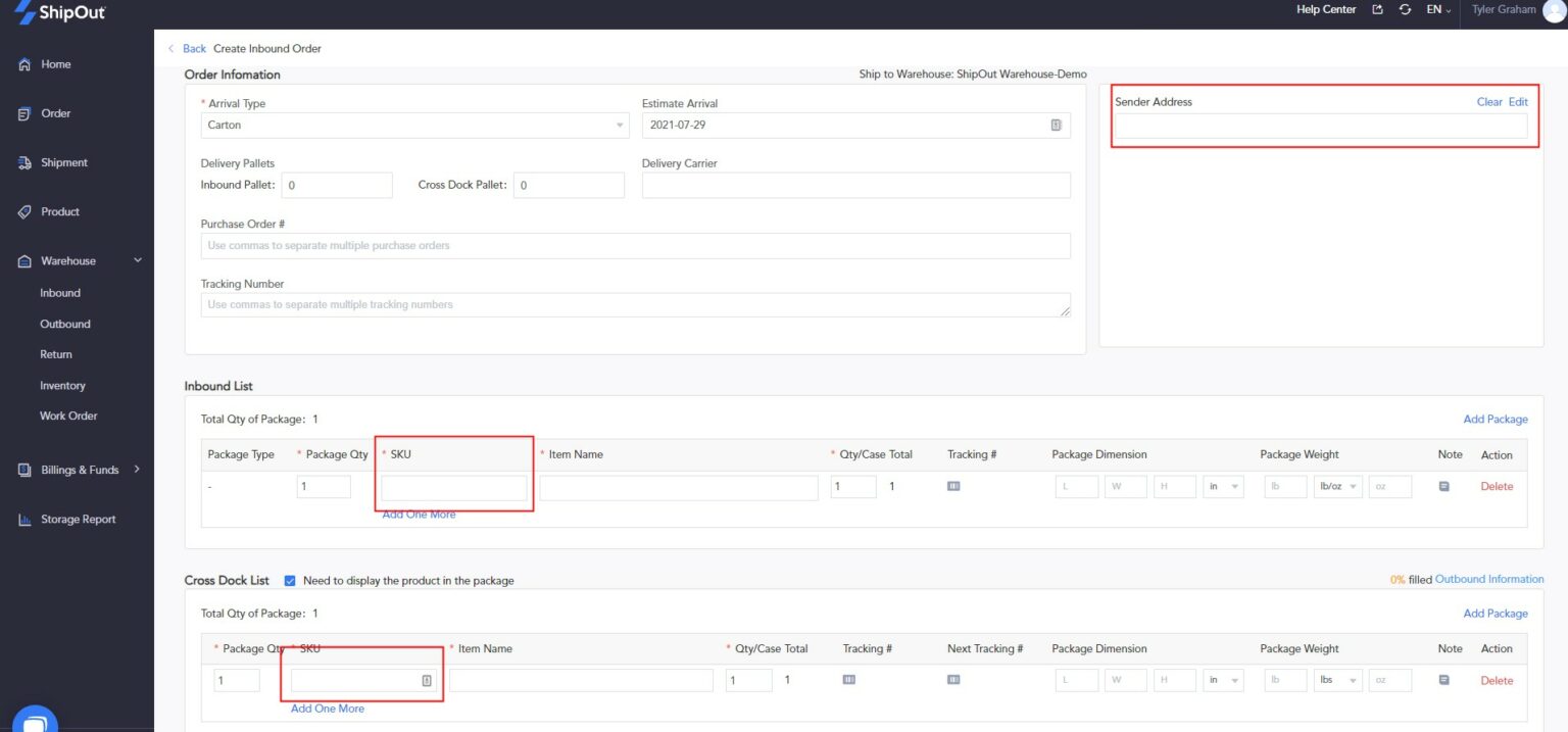 ShipOut-WMS user guide – ShipOut Support Center