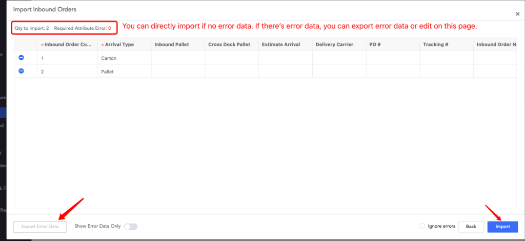 How to create an inbound order in WMS? – ShipOut Support Center