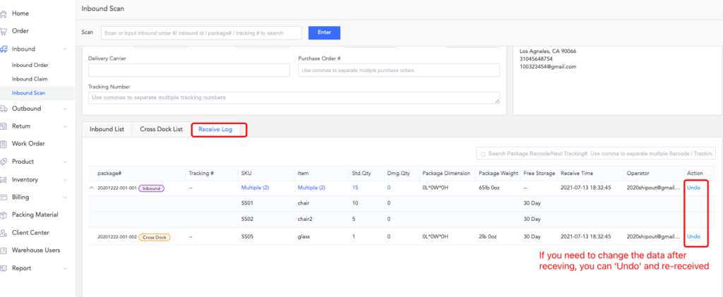 How to receive inbound orders? – ShipOut Support Center