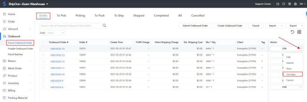 What is the process for creating a parcel outbound order? – ShipOut ...