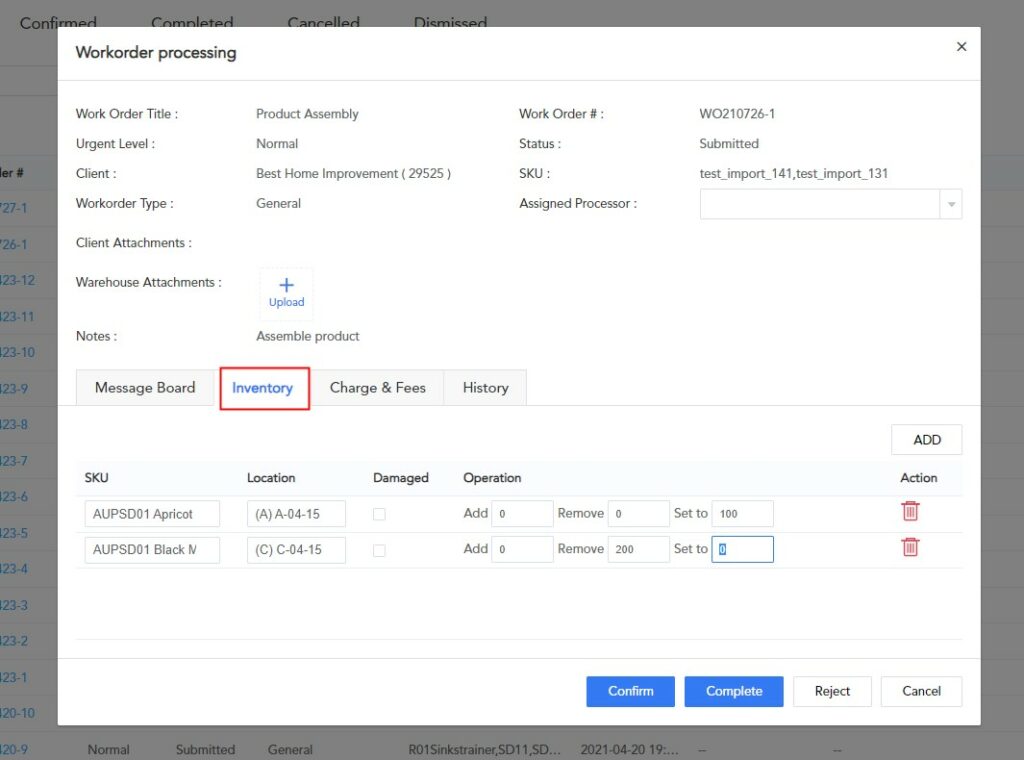 How does WMS determine the cost of a work order and bill it? – ShipOut ...