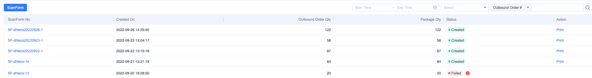 ScanForm帮仓库加快和简化承运商取货流程 – ShipOut Support Center