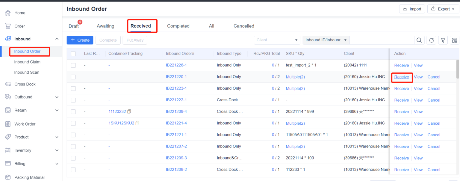 How to cancel received packages in a received inbound order? – ShipOut ...