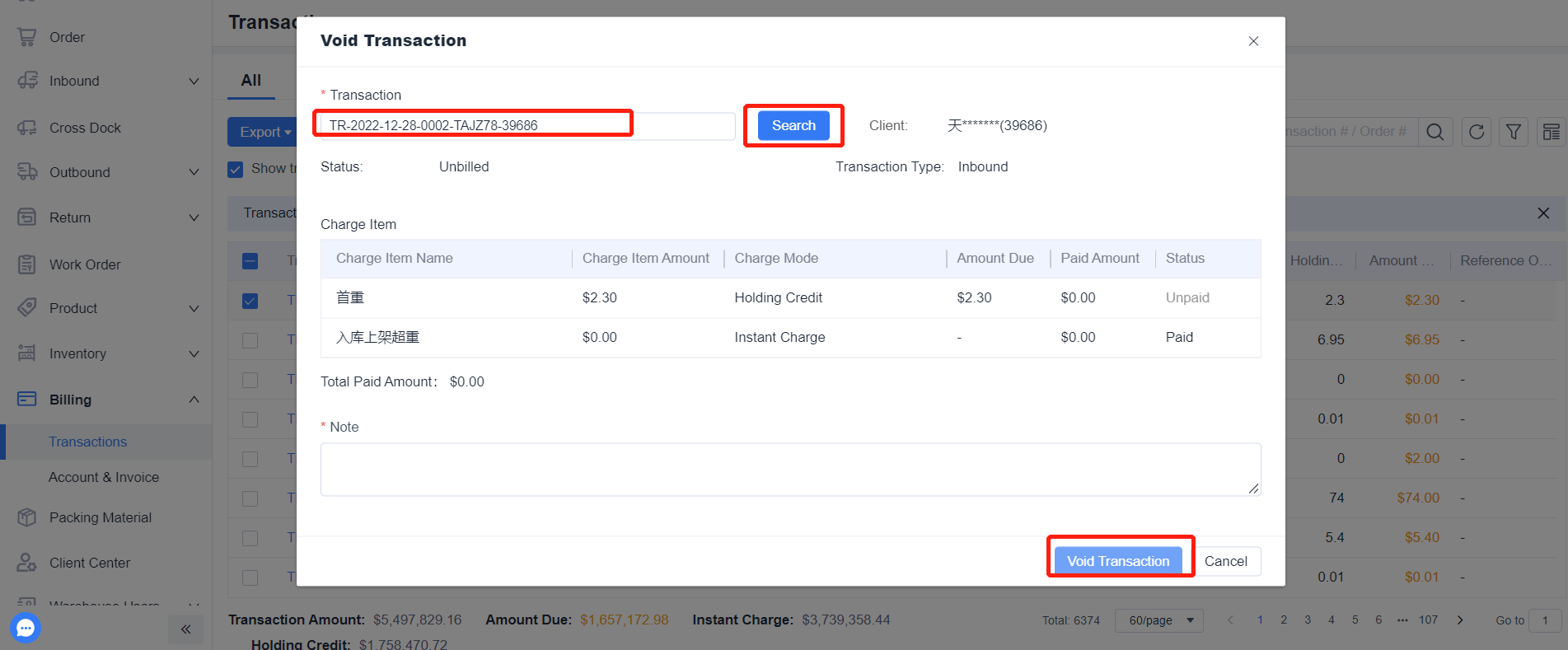 How to cancel transaction costs? – ShipOut Support Center